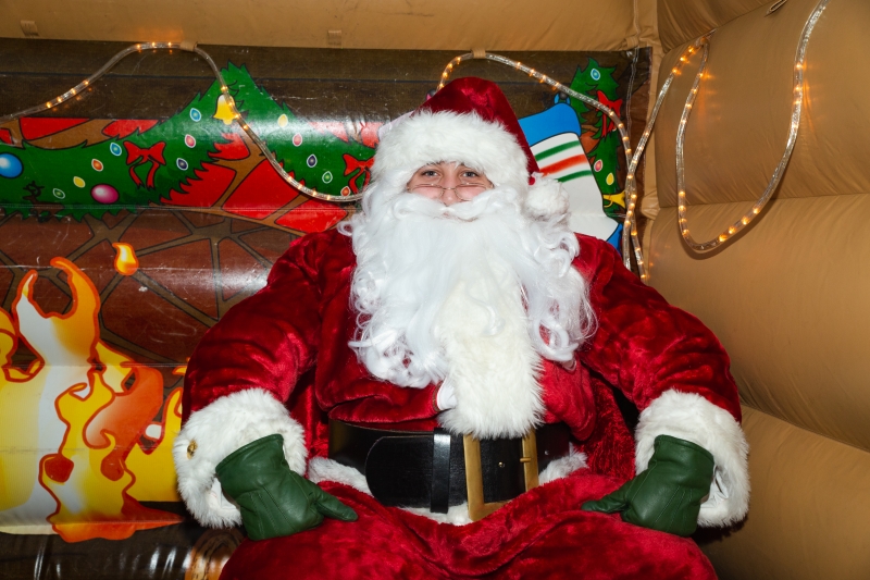 Reindeer bring real festive feel as Spalding’s Christmas lights are ...