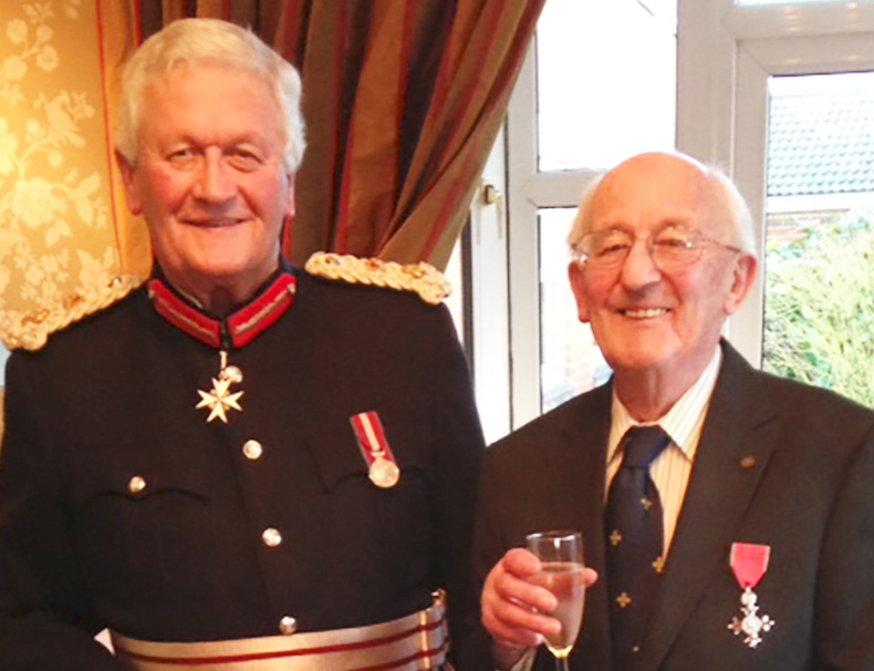 Maurice receives his MBE - The Voice