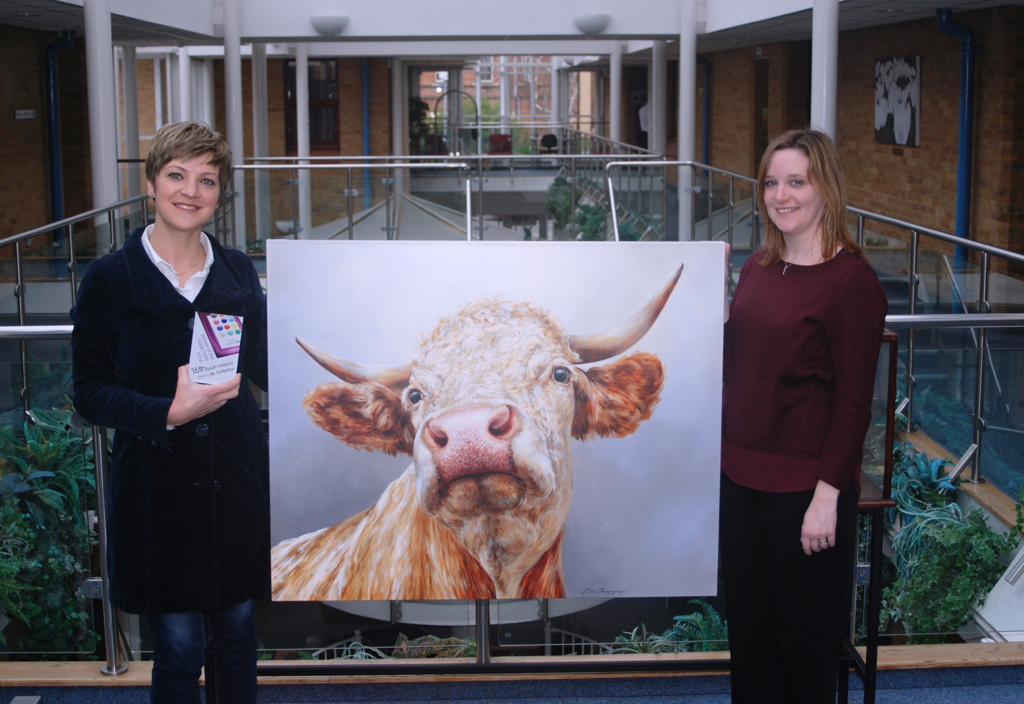 Animal instinct leads Dina to make history at South Holland Open Arts ...
