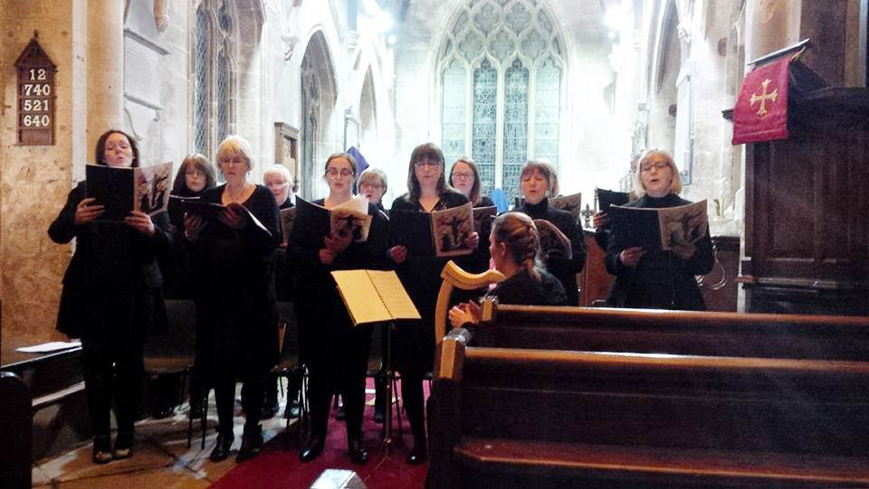 Choir perform world premiere - The Voice