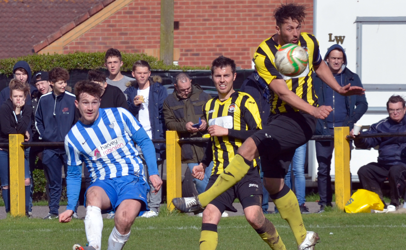 Key duo sent off as Holbeach United are smashed 7-0 at Leicester ...