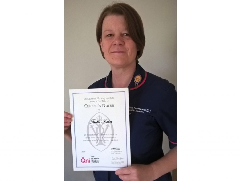 Ruth honoured with Queen’s Nurse title - The Voice