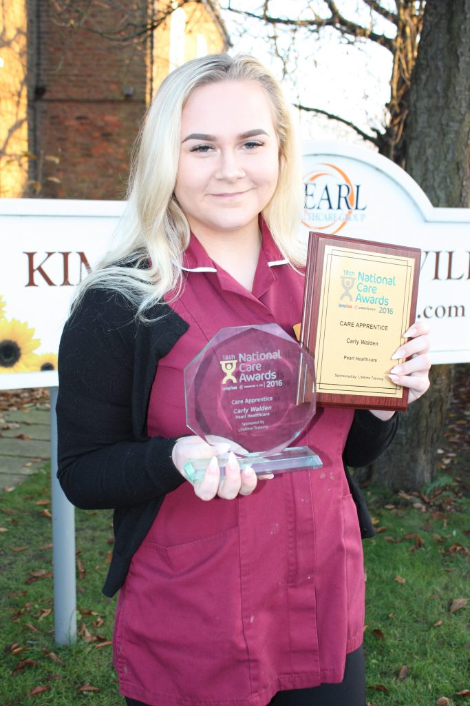 Carly (17) named Britain’s top care apprentice - The Voice