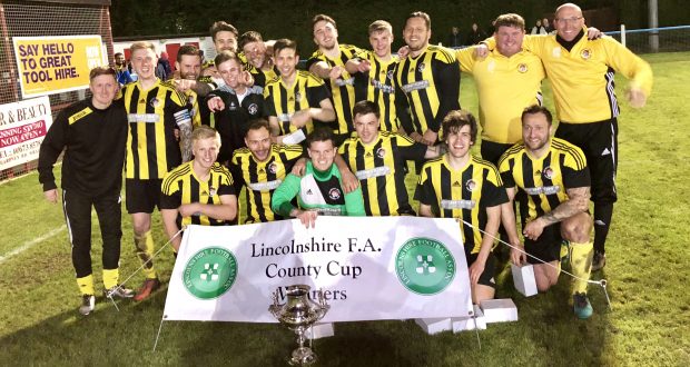 Spot-on Holbeach United are county kings as they lift Lincs FA Senior ...