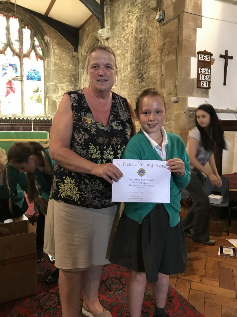 GALLERY: Pupils who ‘Walk Tall’ awarded by Spalding Lions - The Voice