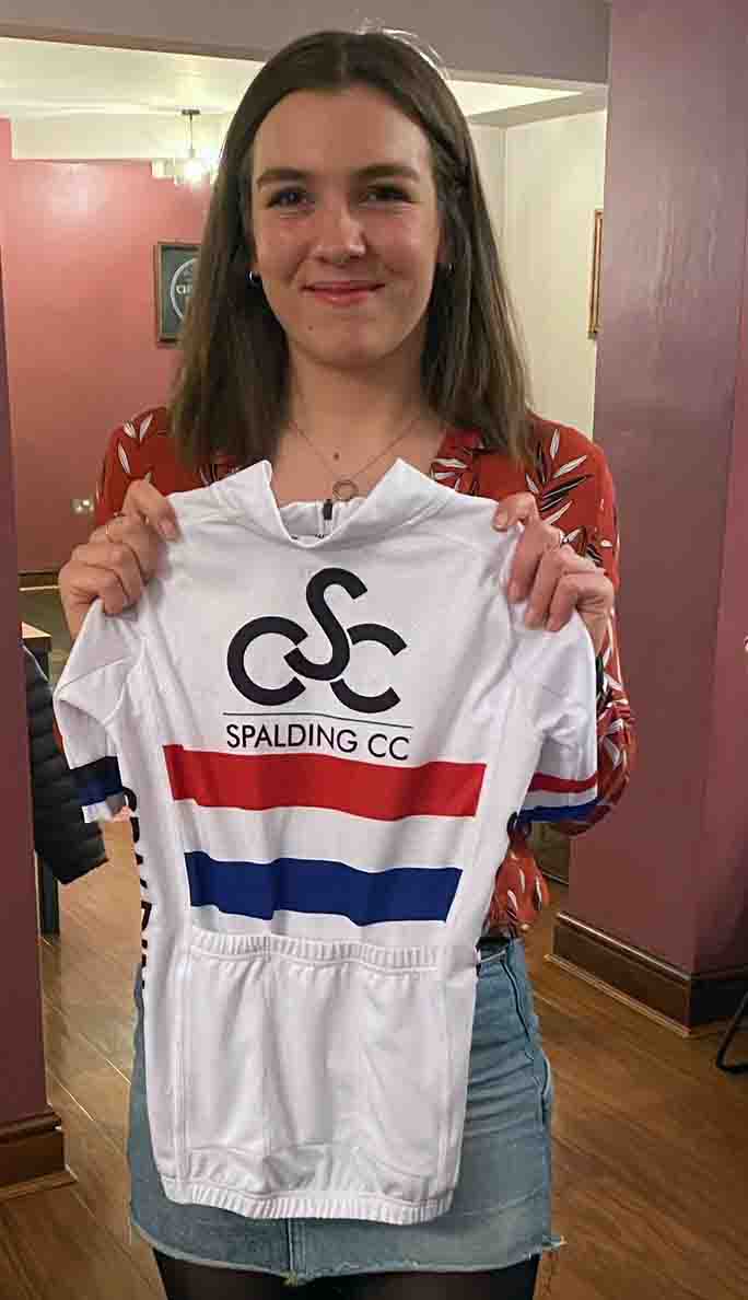 Tilly’s top national achievement is marked by Spalding Cycling Club ...