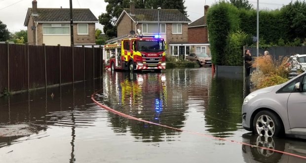 Floods lead to over 100 fire and rescue calls from Pinchbeck and ...