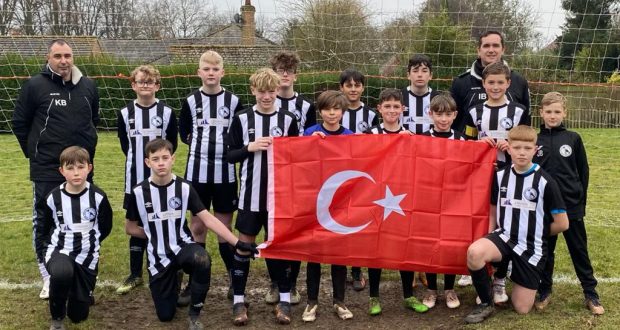 Football team’s support for Turkey – The Voice